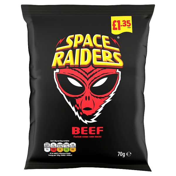 Space Raiders Beef 70g — The Scottish and Irish Store