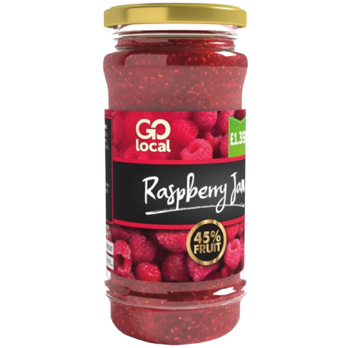 Go Local Raspberry Jam 500g — The Scottish and Irish Store