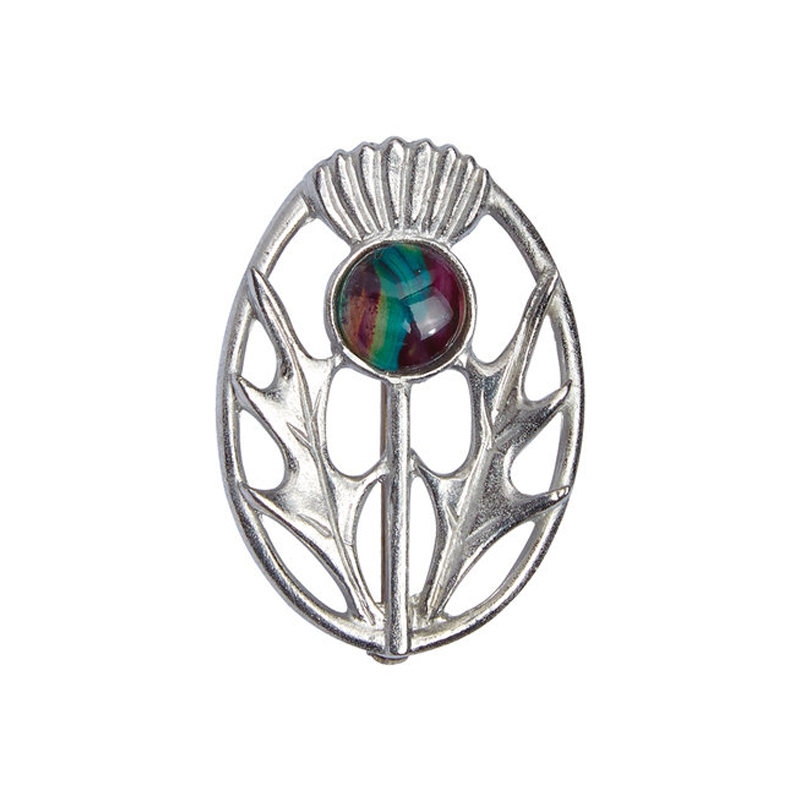 Modern Thistle Brooch — The Scottish and Irish Store