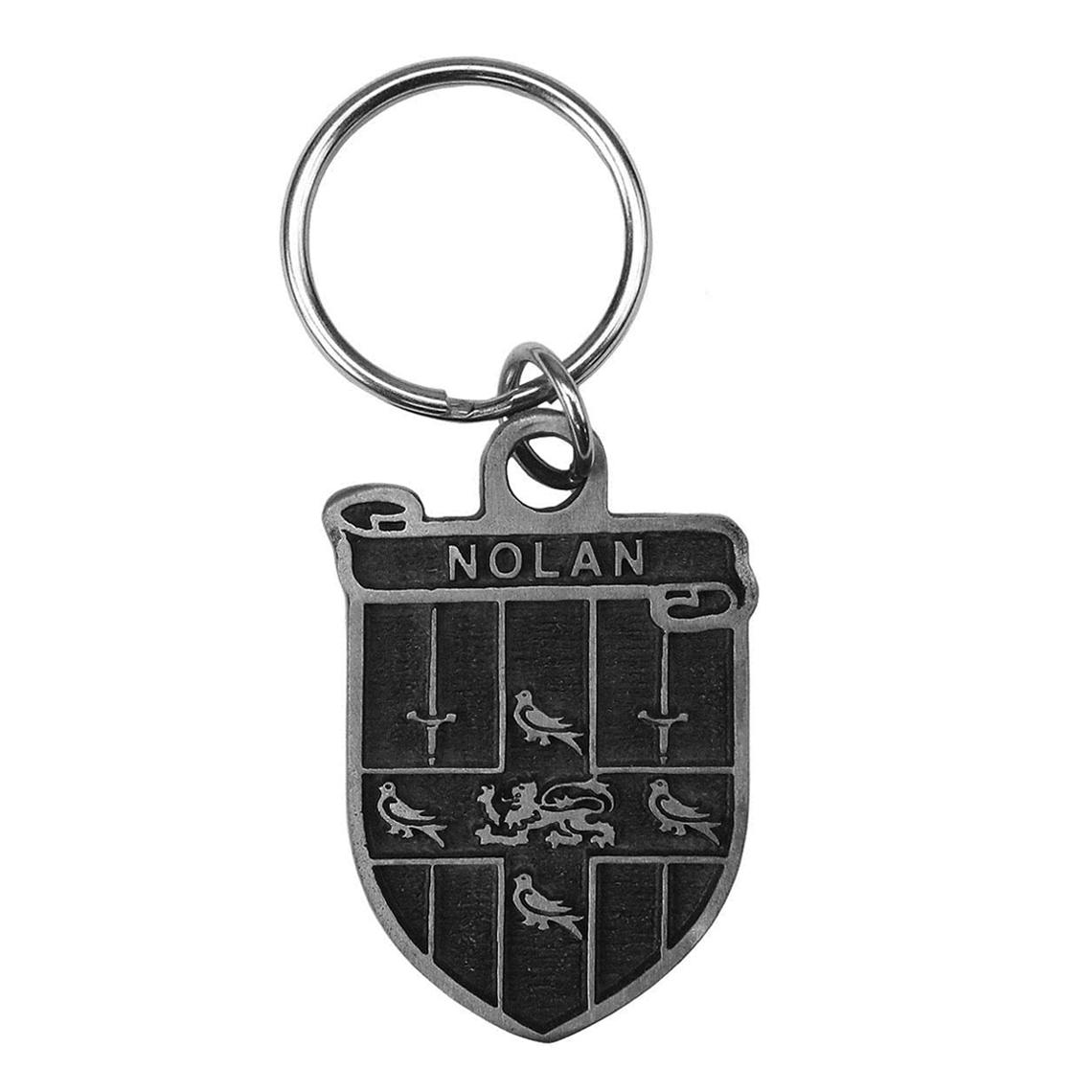 Irish Coat of Arms Pewter Key Chain — The Scottish and Irish Store