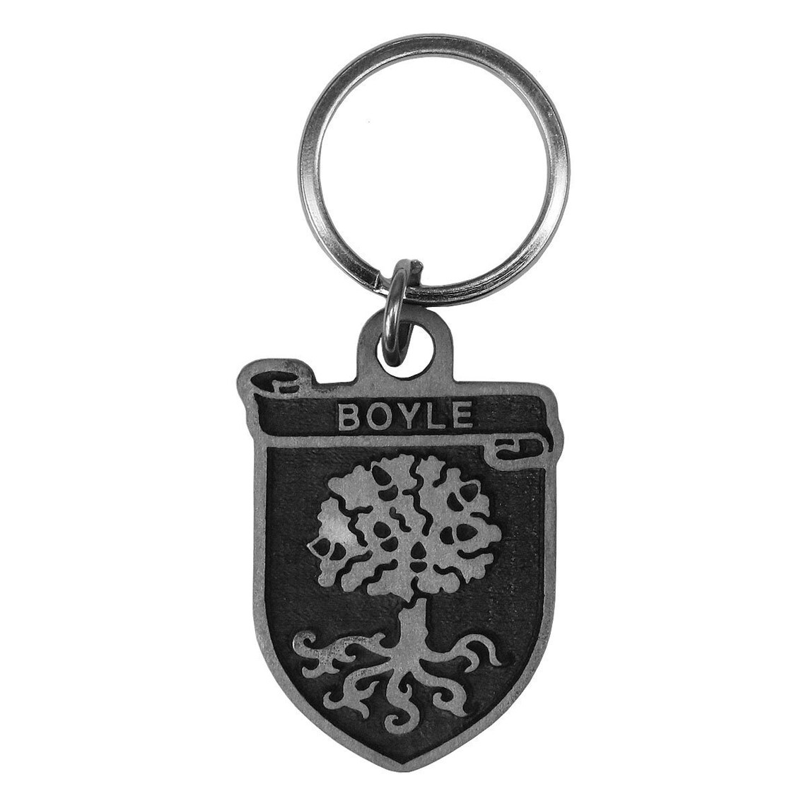 Irish Coat of Arms Pewter Key Chain — The Scottish and Irish Store