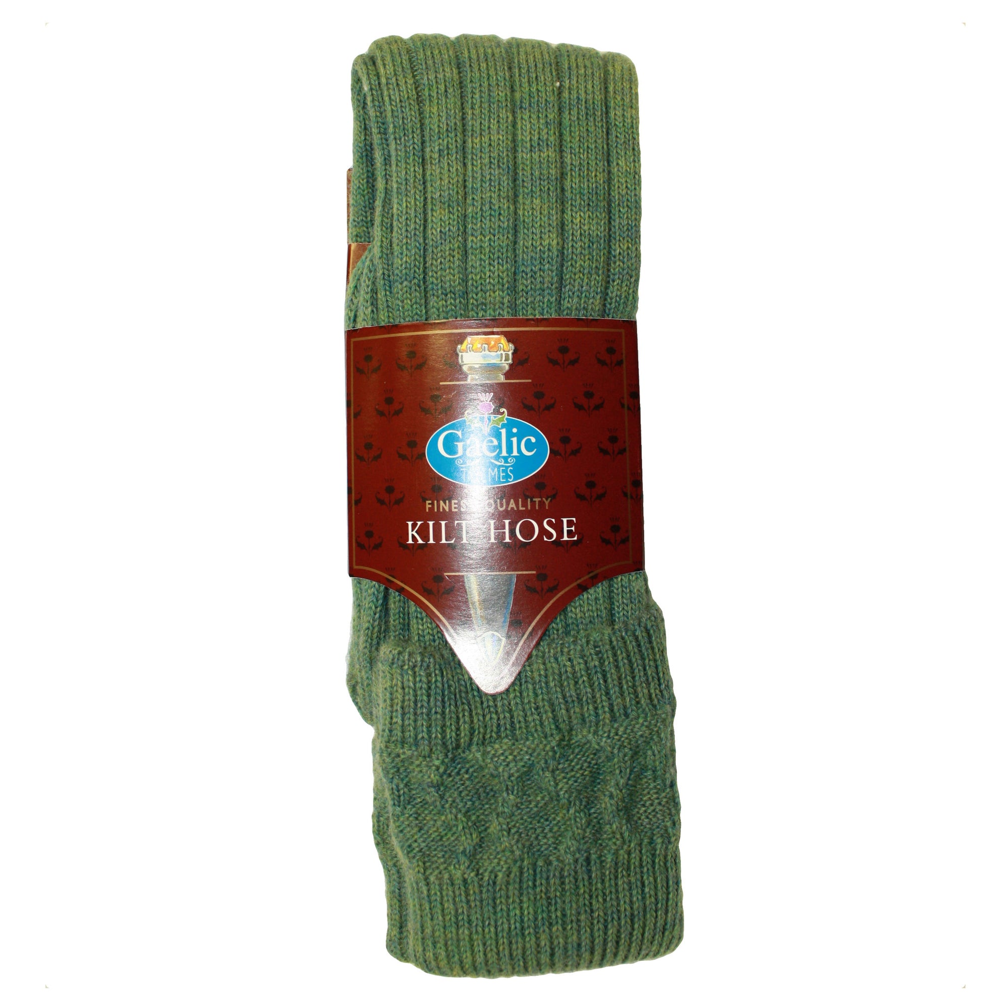 Gaelic Theme Plain Kilt Hose — The Scottish and Irish Store