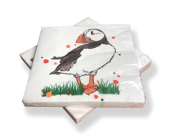PUFFIN NAPKINS — The Scottish and Irish Store