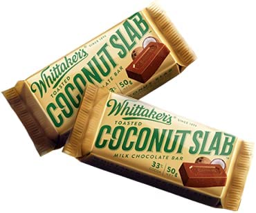Whittaker's Coconut Slab 50g — The Scottish and Irish Store