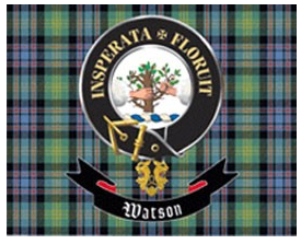 Clan Flag (Nylon) Watson — The Scottish and Irish Store